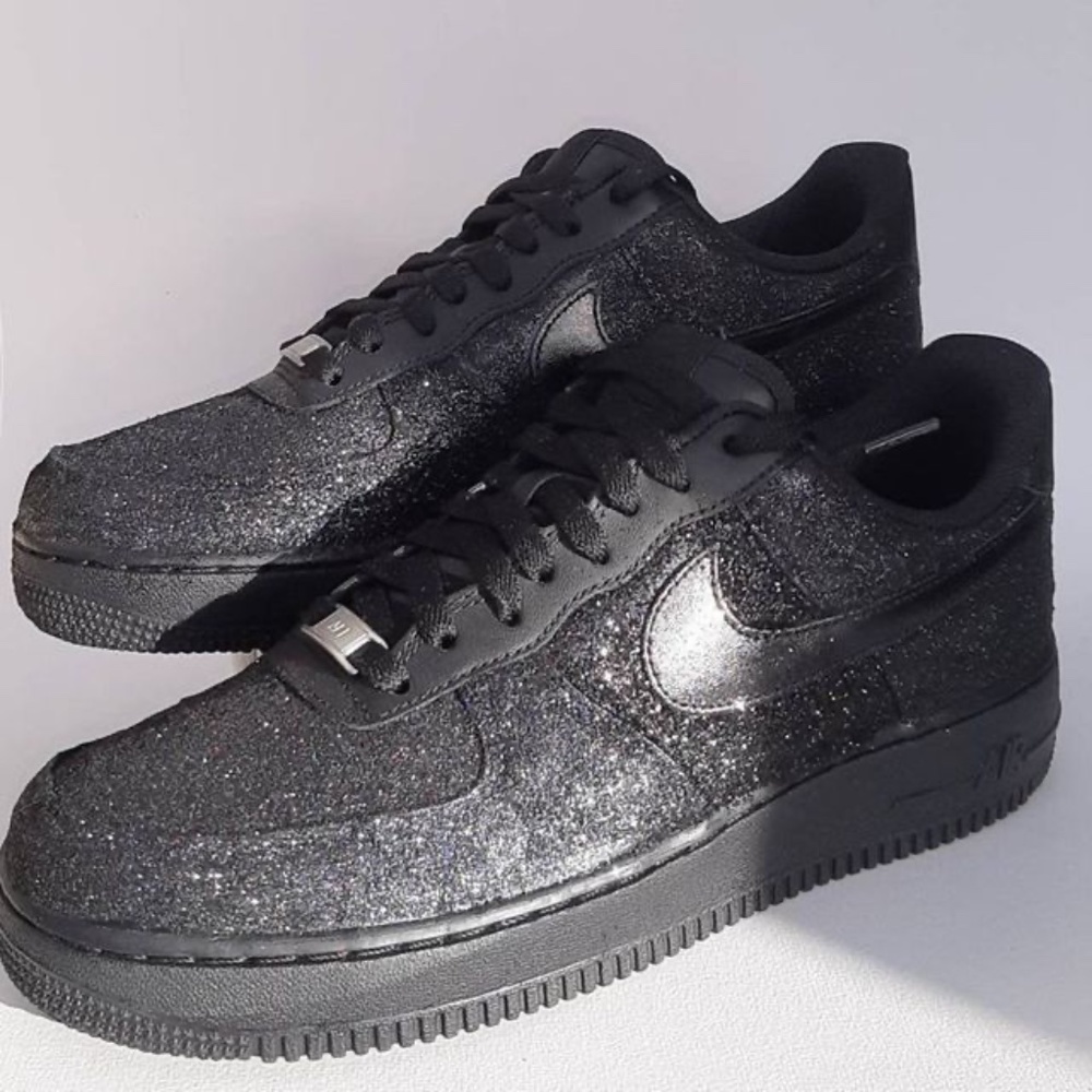 Nike Af1 Black Pearl Glitter Sneakers 2020 - Gem
